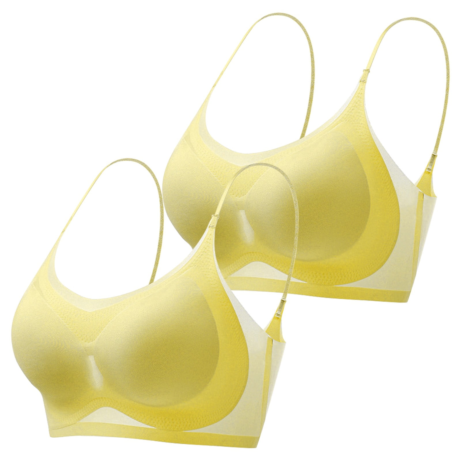 VISALY Push Up Bra T-Shirt Bras Thin Bras Summer Thin Plus Size Ice ...