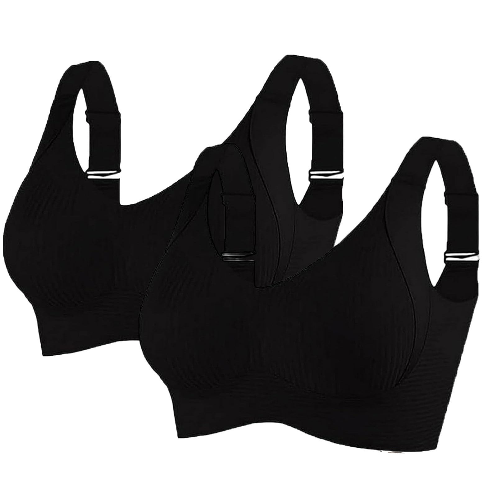 VISALY Seamless bras Wireless Bra Pack, Women's Seamless Non-Wired ...