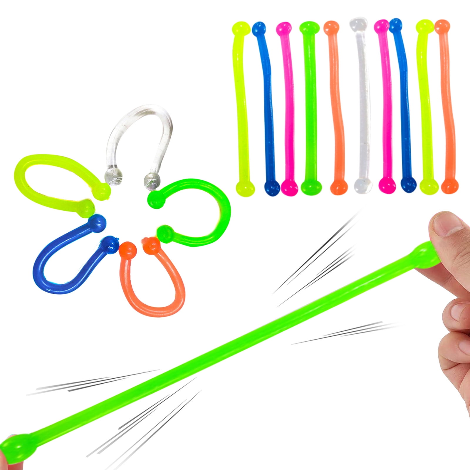 VISALY Vinyl Mini Sticky Hands Toys for Children Party Favors Birthdays ...