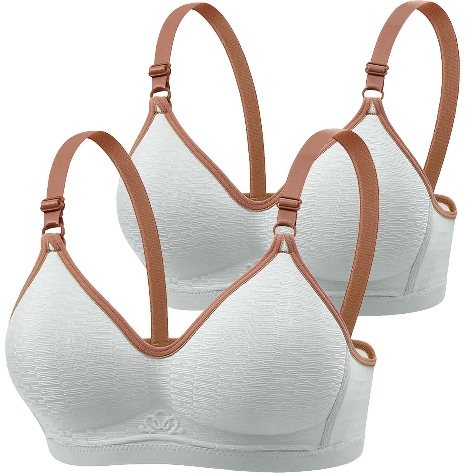 VISALY bra packs Bra for Small Breasted Women, Bra 2 Piece Anti Sagging ...