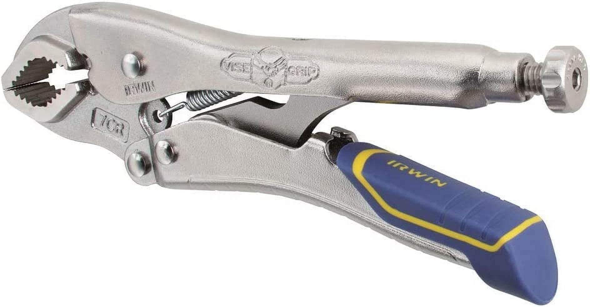 VISE-GRIP Locking Pliers, 7-Inch Fast Release Curved Jaw (IRHT82574 ...
