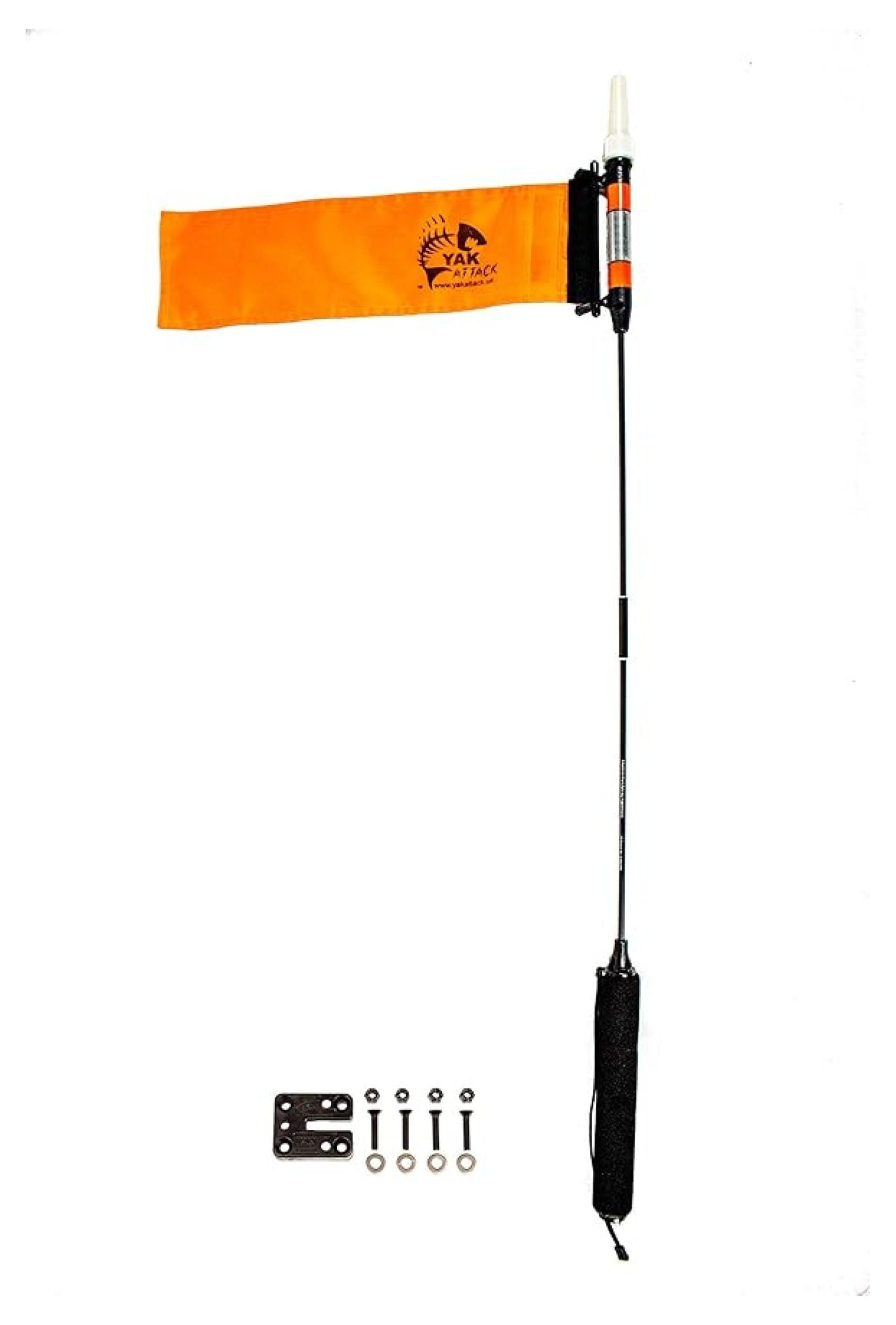 VISICarbon Pro with MightyMount | 360° LED Safety Light & Flag System ...