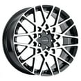 VISION RECOIL 18X8 5X114.3 38ET 78.1CB GLOSS BLACK MACHINED FACE WHEEL ...