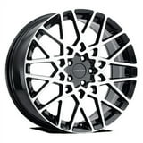 18x8 Vision 474 Recoil Black Machined Wheel 5x4.5 (38mm) - Walmart.com