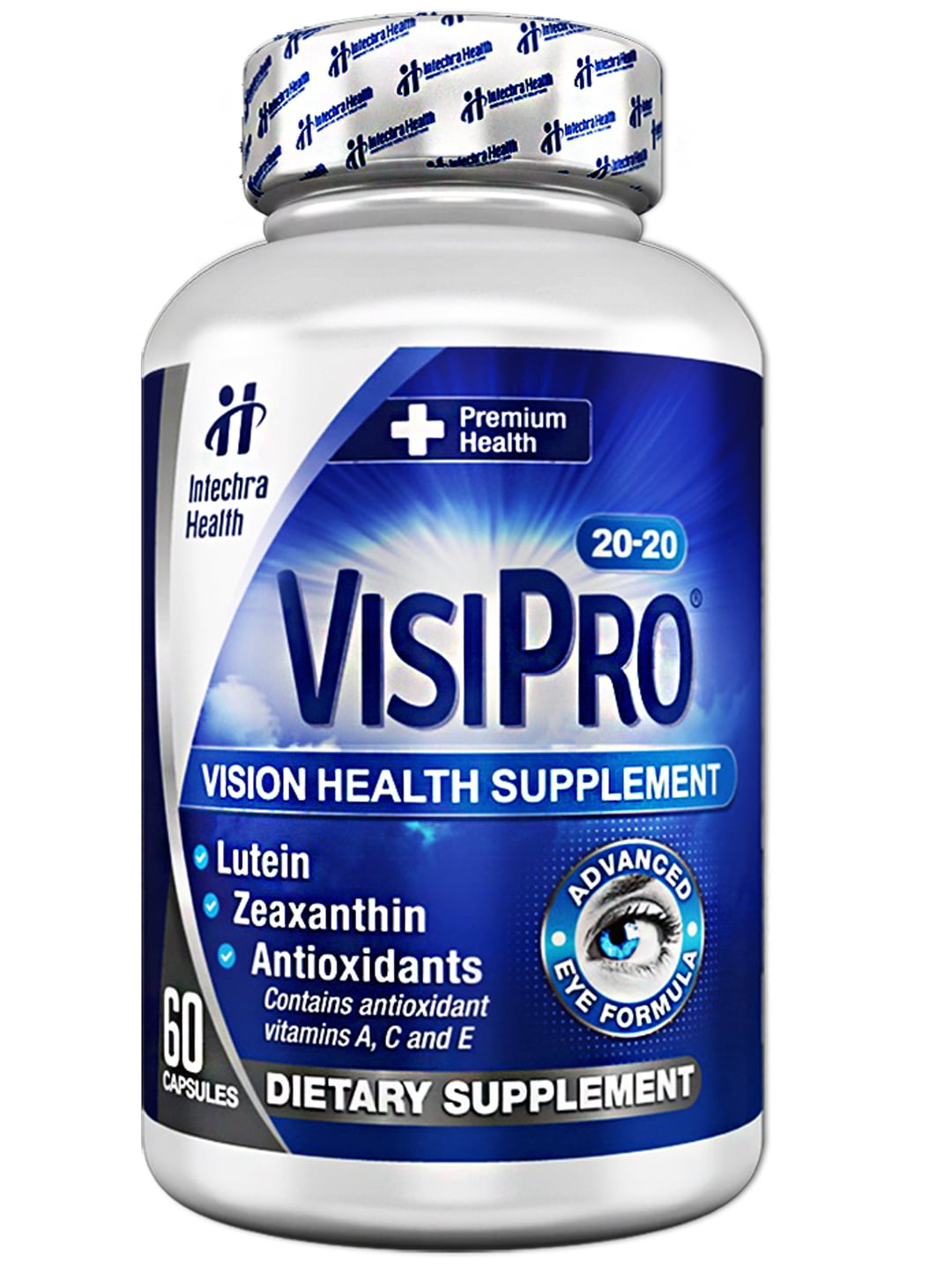 VISIPRO 20-20 Eye Health Formula - Essential Vision Vitamins with ...