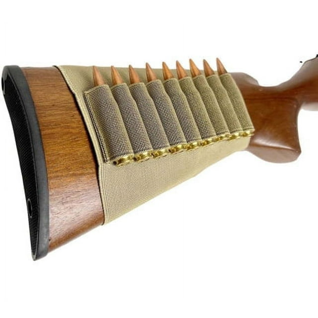 VISM ButtStock Rifle Cartridge Holder, Tan, - Walmart.com