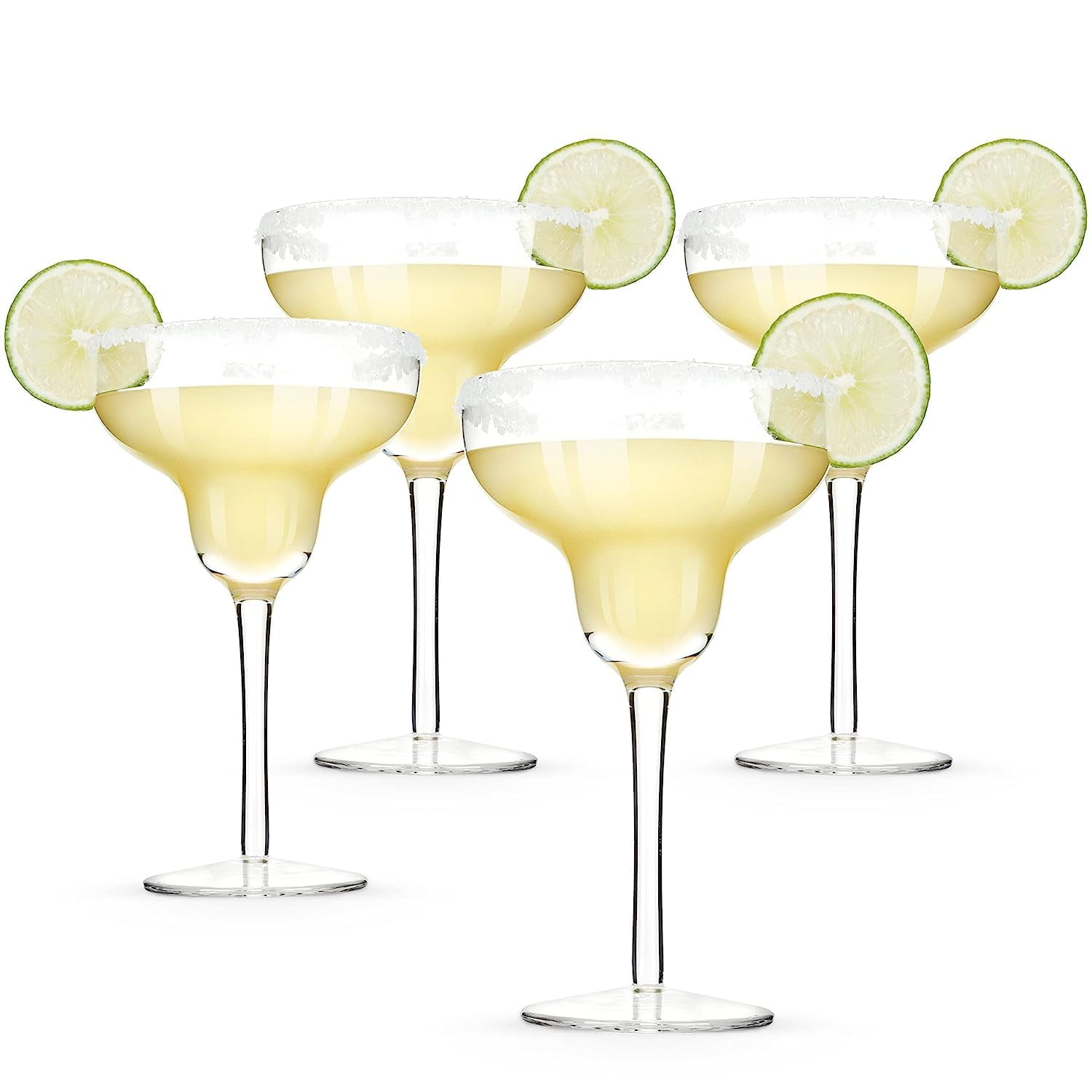VISMII Margarita Glass Cocktail Crystal Clear Glasses Cocktail GlassSteam Less Wine Glass ...