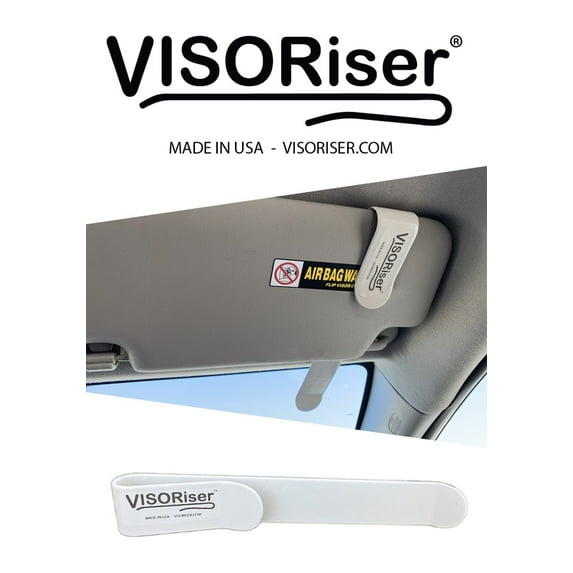 VISORiser® Automobile Sun Visor Repair Clip, Light Grey - Walmart.com
