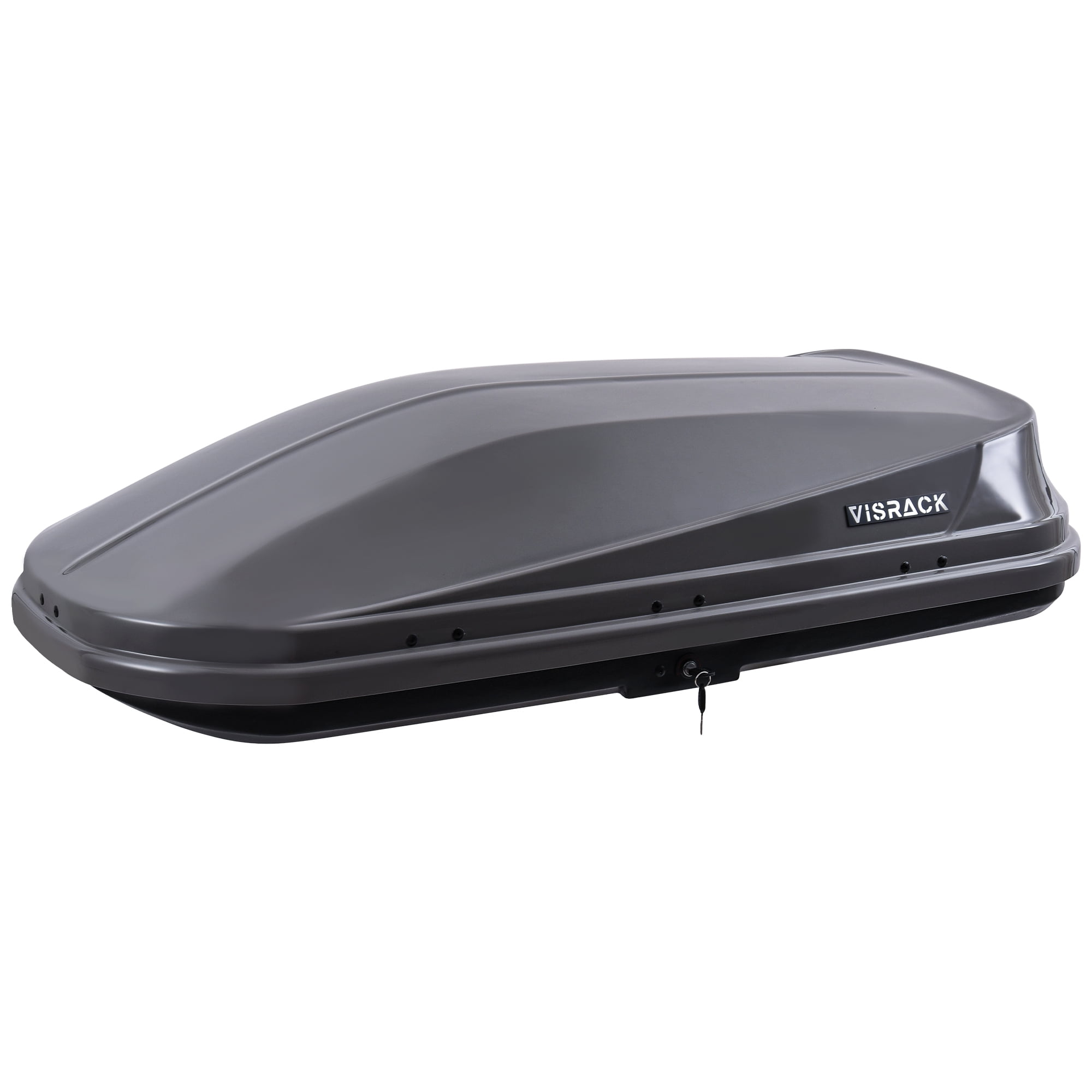 VISRACK Durable Dual-Side Opening Hard Shell Rooftop Cargo Box, 13 ...