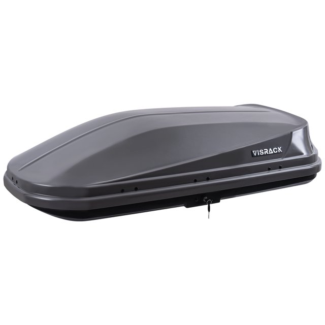 VISRACK Durable Dual-Side Opening Hard Shell Rooftop Cargo Box, 13 ...