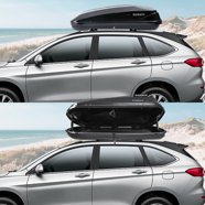 EastVita Rooftop Cargo Box Carrier,Dual-Side Opening Roof Mount Travel ...