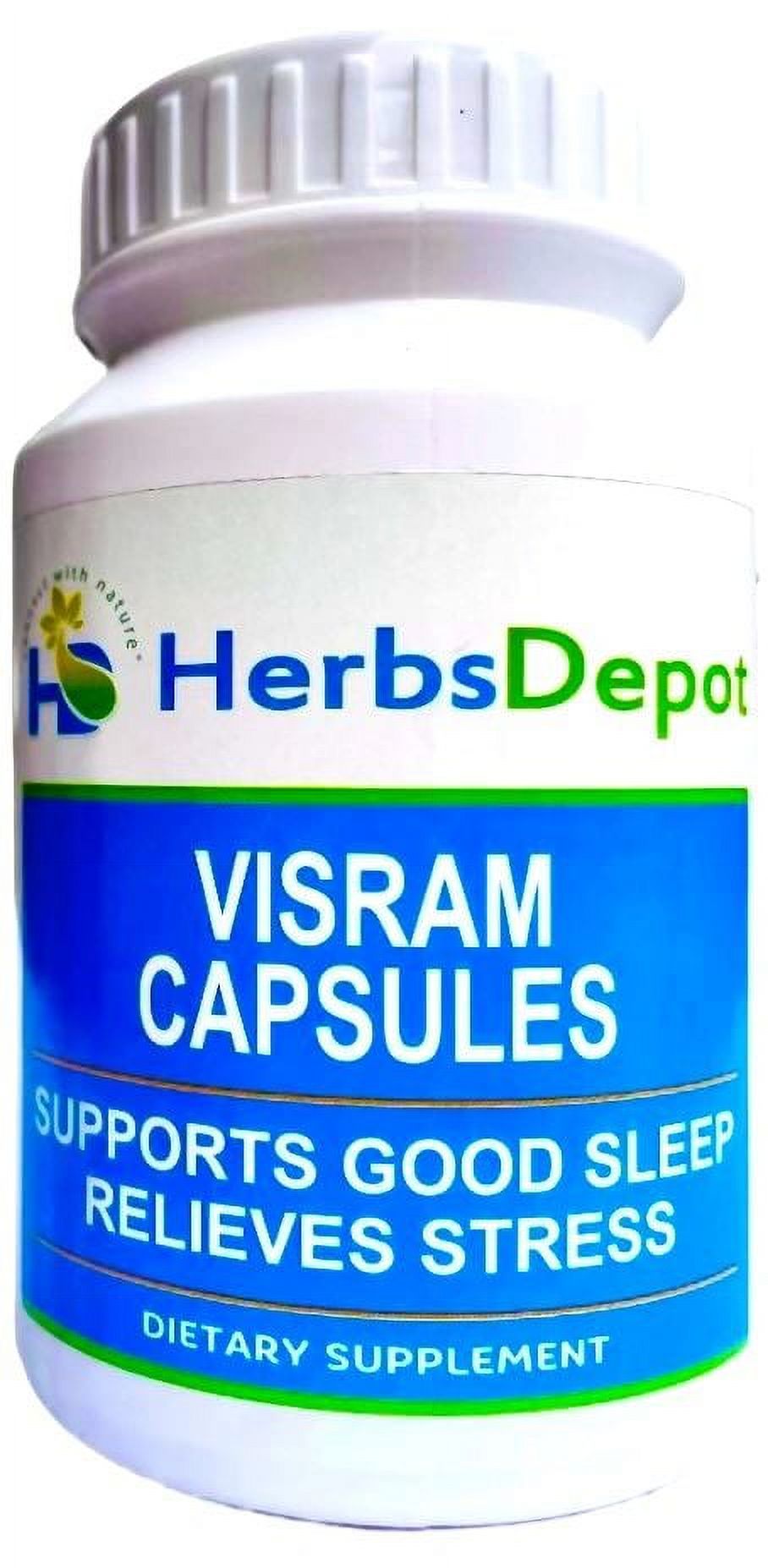 VISRAM, Supports Good Sleep & Relieves Stress, Ayurveda Supplement, 100 ...