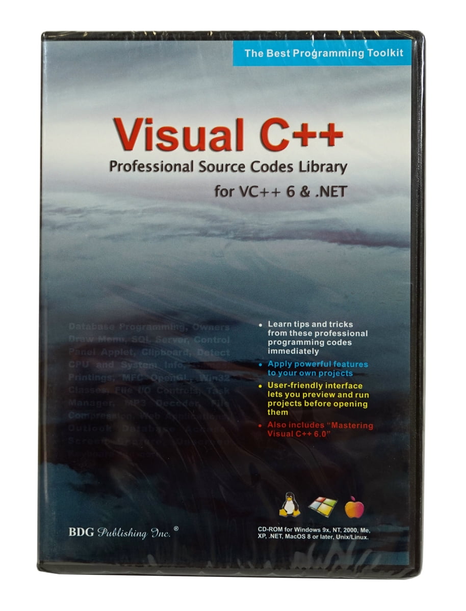 VISUAL C++ Professional Source Code Library VC++ 6 & .NET - Learn tips ...