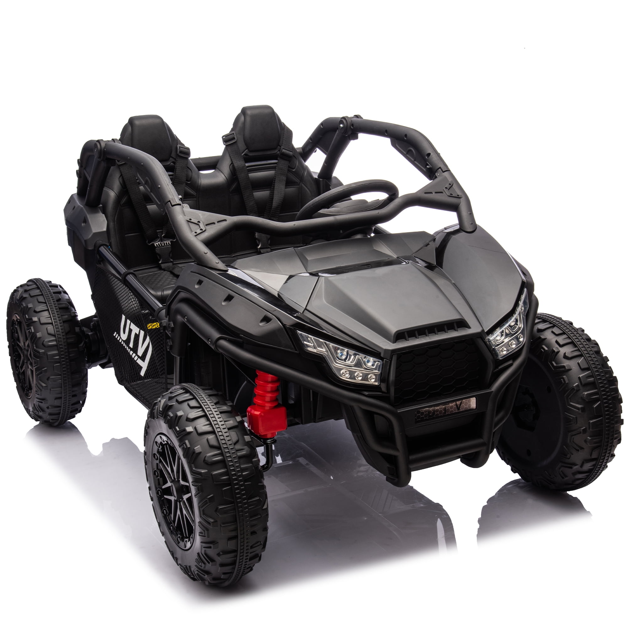 VISWILD Kids Ride on Toy, 2 Seater 24V 400W Electric Ride on UTV Car, 4 ...