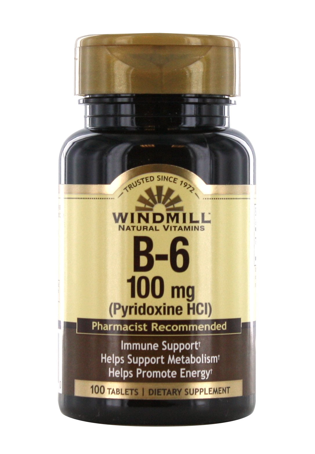 VIT B-6 TABS 100 MG WMILL 100 - Walmart.com