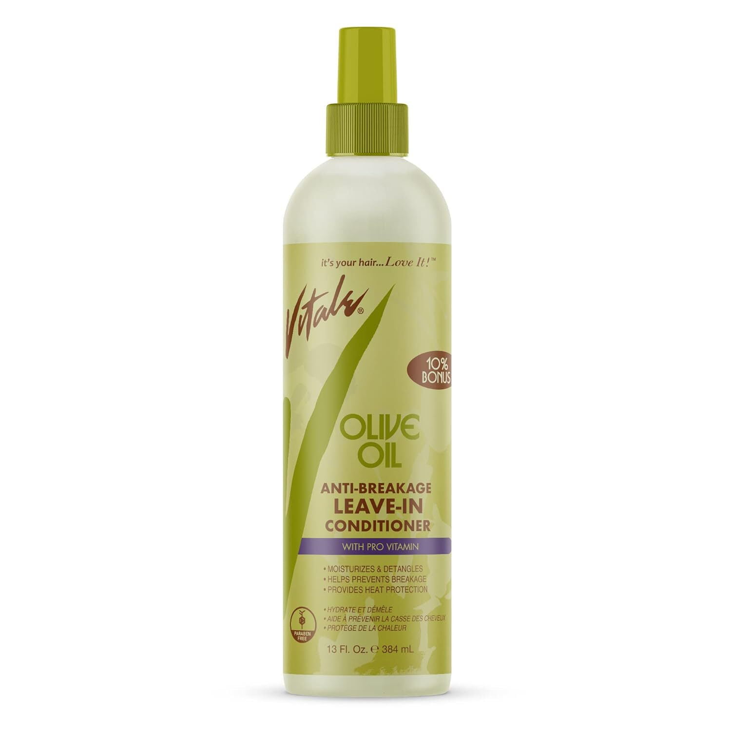 Vitale Olive Oil & Vitamin B5 Leave-In Conditioner Anti-Breakage ...