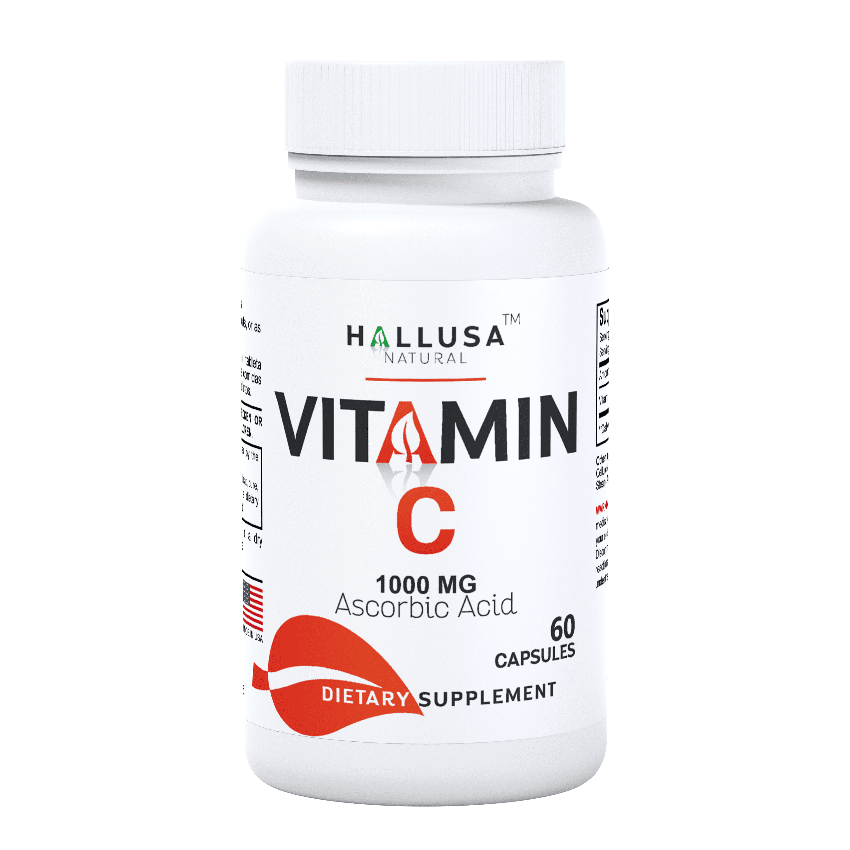 VITAMIN C 1000mg - Powerful Antioxidant - Boosts the Immune System - 60 ...