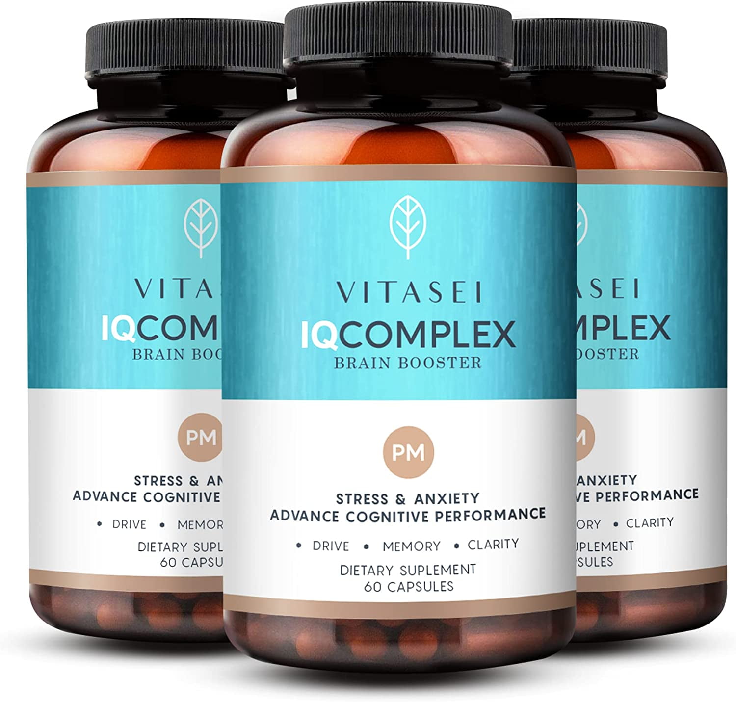 VITASEI IQ Complex PM Brain Booster Supplement,Nootropics Brain Support ...