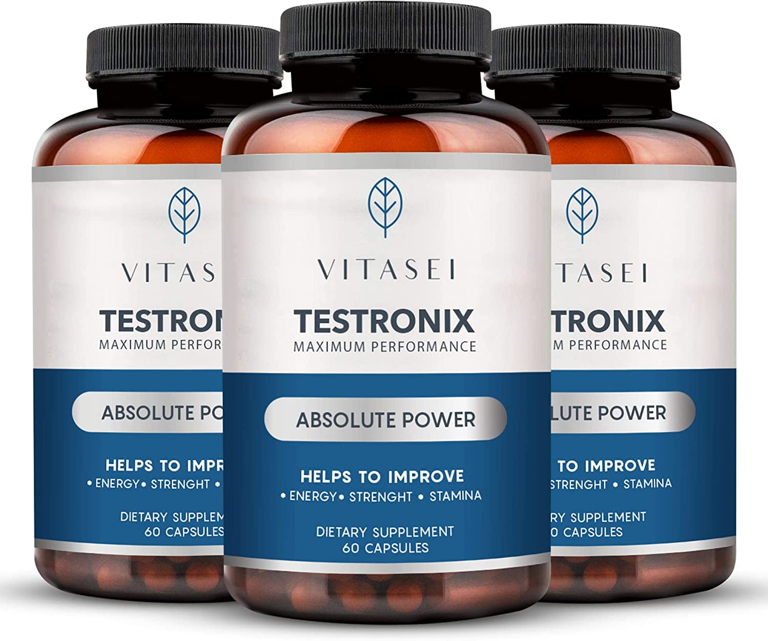 VITASEI Testronix Booster for Men - 180 Capsules - Walmart.com