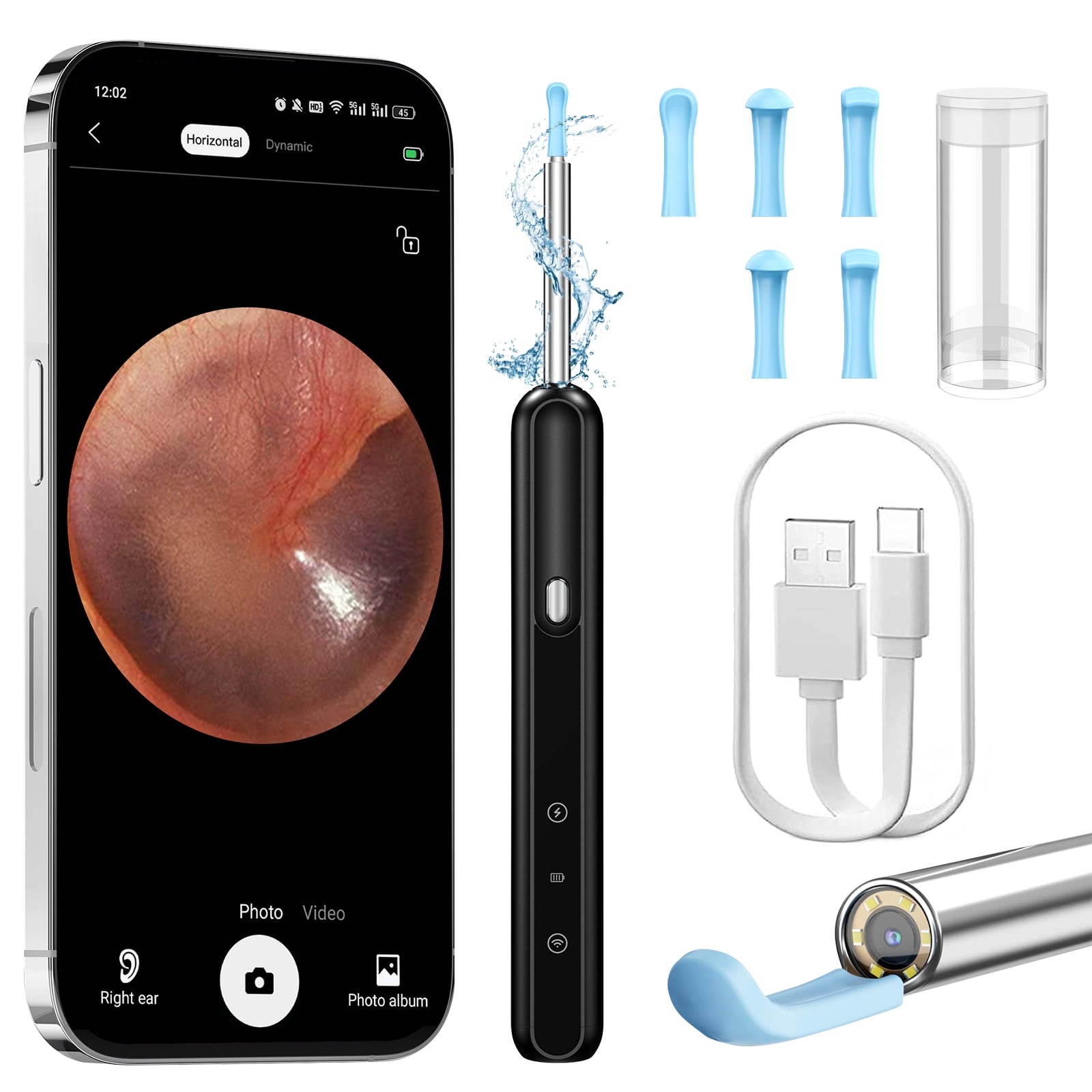 VITCOCO Microscope for Kids, OUTACT 2" IPS Screen Handheld Digital ...