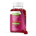 VITEEY Collagen and Biotin Gummies, Hair Skin and Nails, Raspberry ...