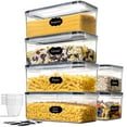 VITEVER [6 Pack] 3.2L Airtight Pasta, Spaghetti Storage Containers Set ...