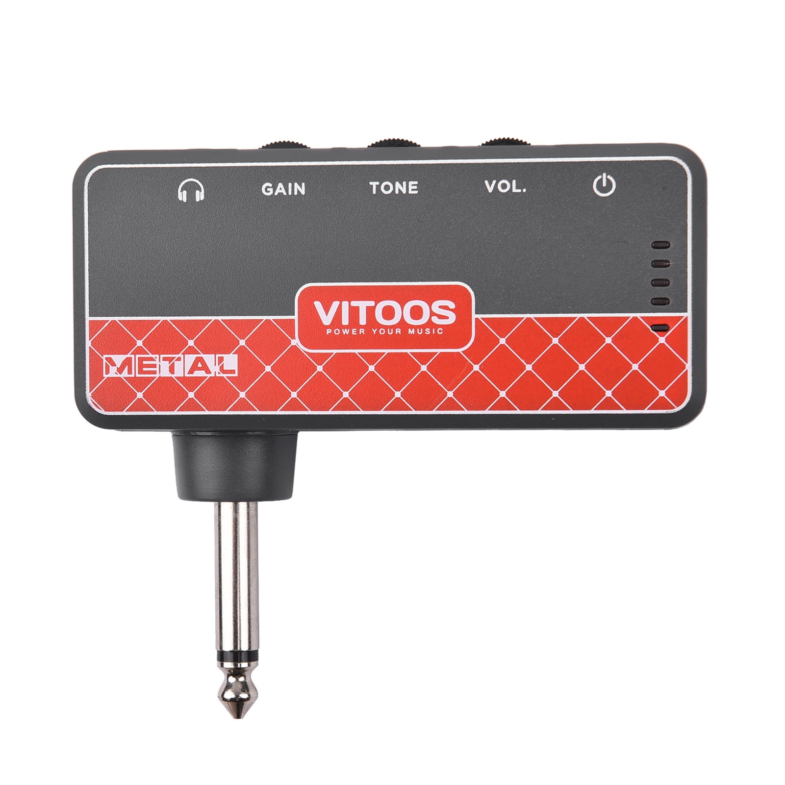 VITOOS Audio Amp,Amplifier Amp 1/4 Amp 1/4 Inch 1/4 Inch 3.5mm Tone ...