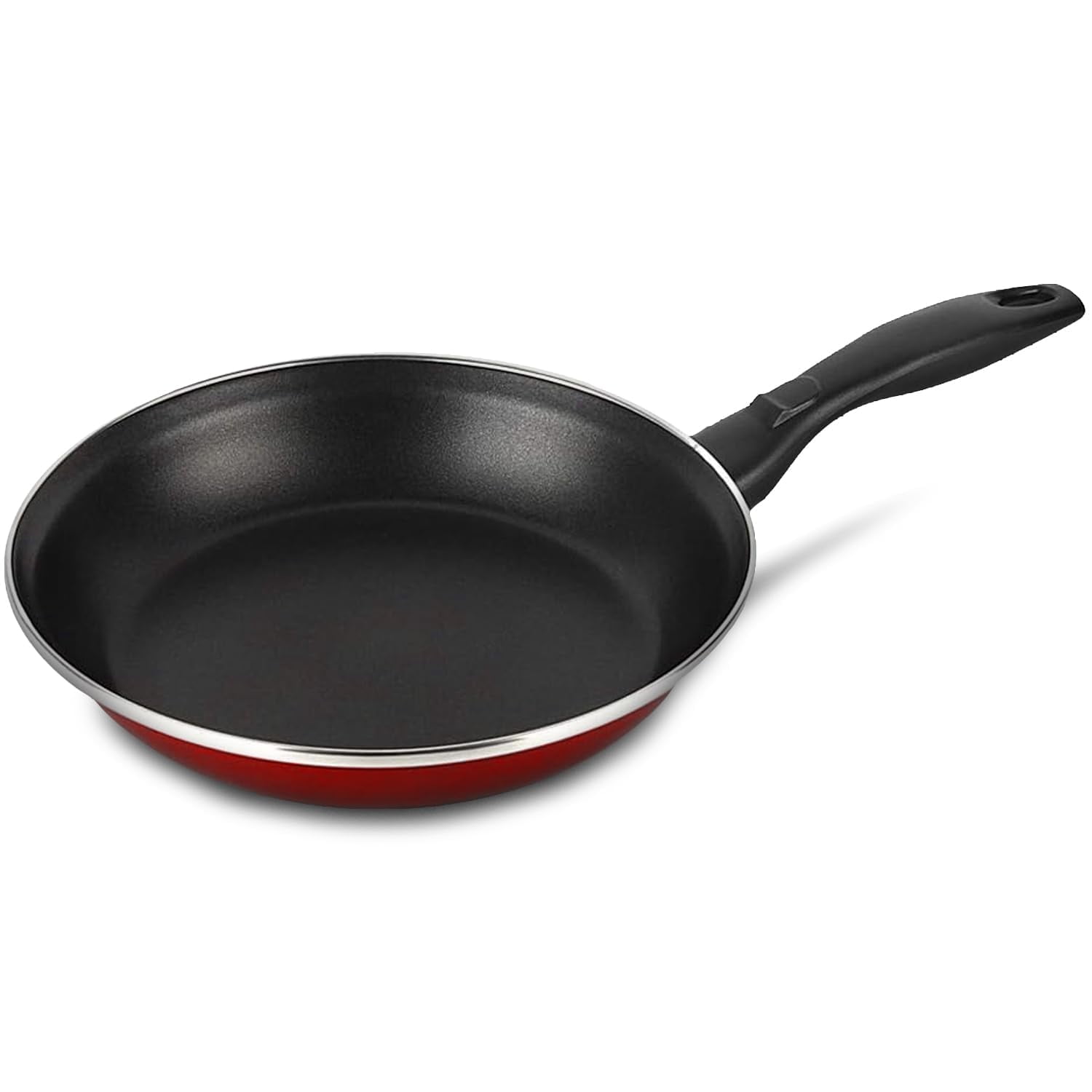 VITREX Maison 7-Inch Frying Pan, Red, made of Vitrified Steel, with ...