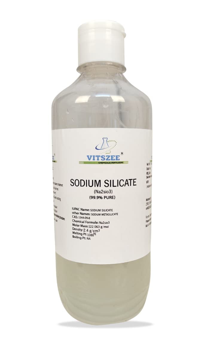 VITSZEE Premium Sodium Silicate Solution 17.67 OZ (500gm) Industrial ...