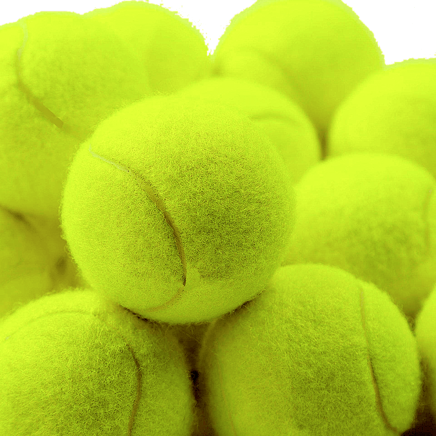 VIV Quality Pressurized Tennis Balls 64 Pack, High Bounce 1.35m ...