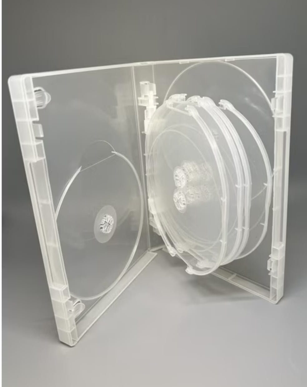 VIVA 10-Capacity DVD Storage Case, Super Clear, 5 Total Count - Walmart.com