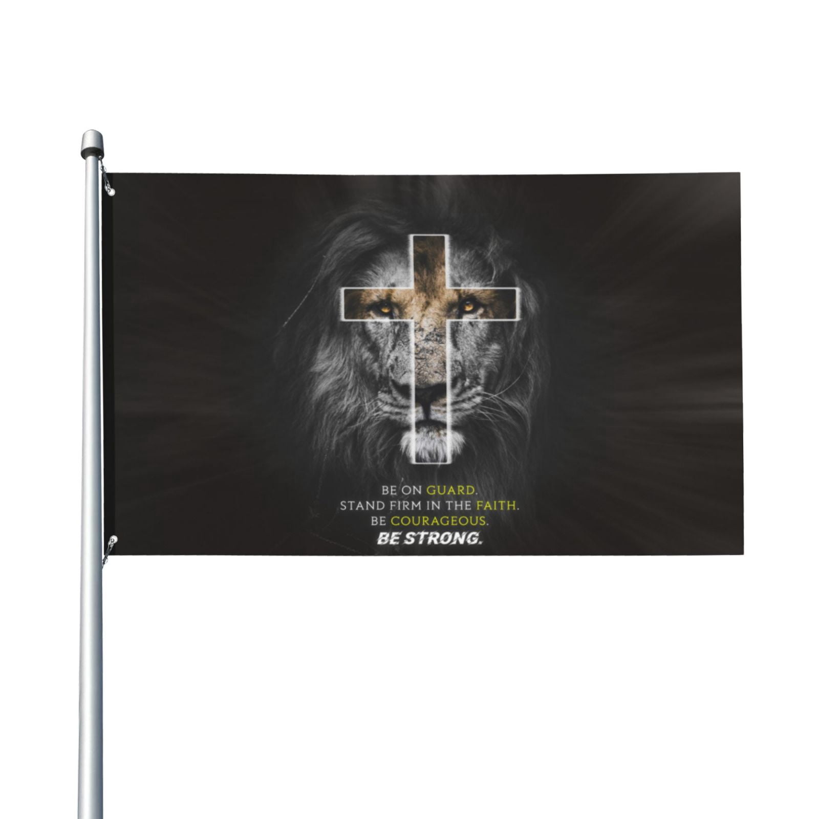 VIVACITE Christian Flag 3x5 Garden Decor Outdoor Patio Decor Front ...
