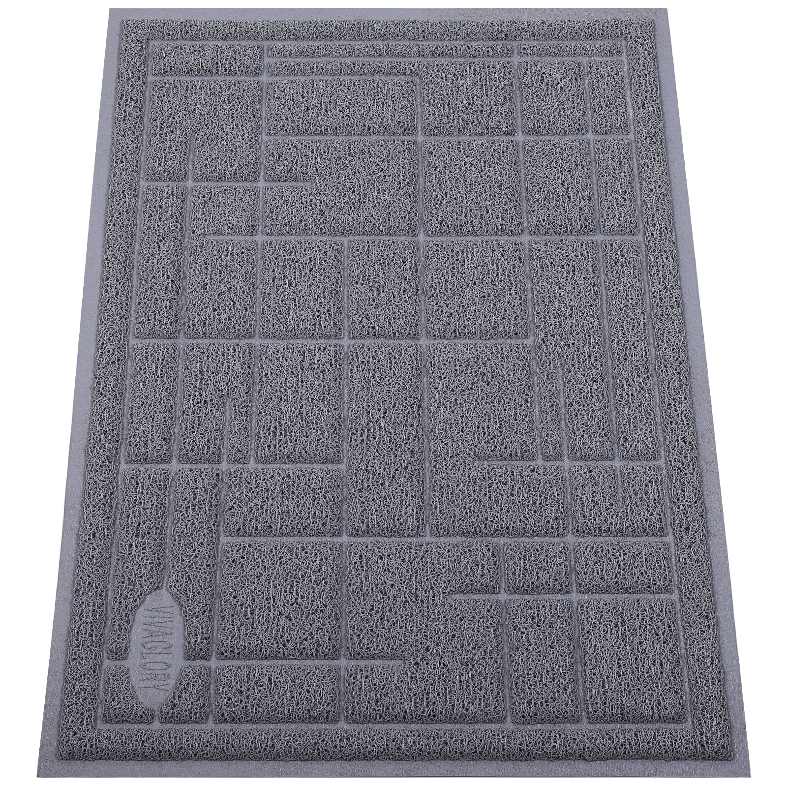 VIVAGLORY Cat Litter Mat Trackpad Litter Trapping Mat, Easy Clean Mess ...