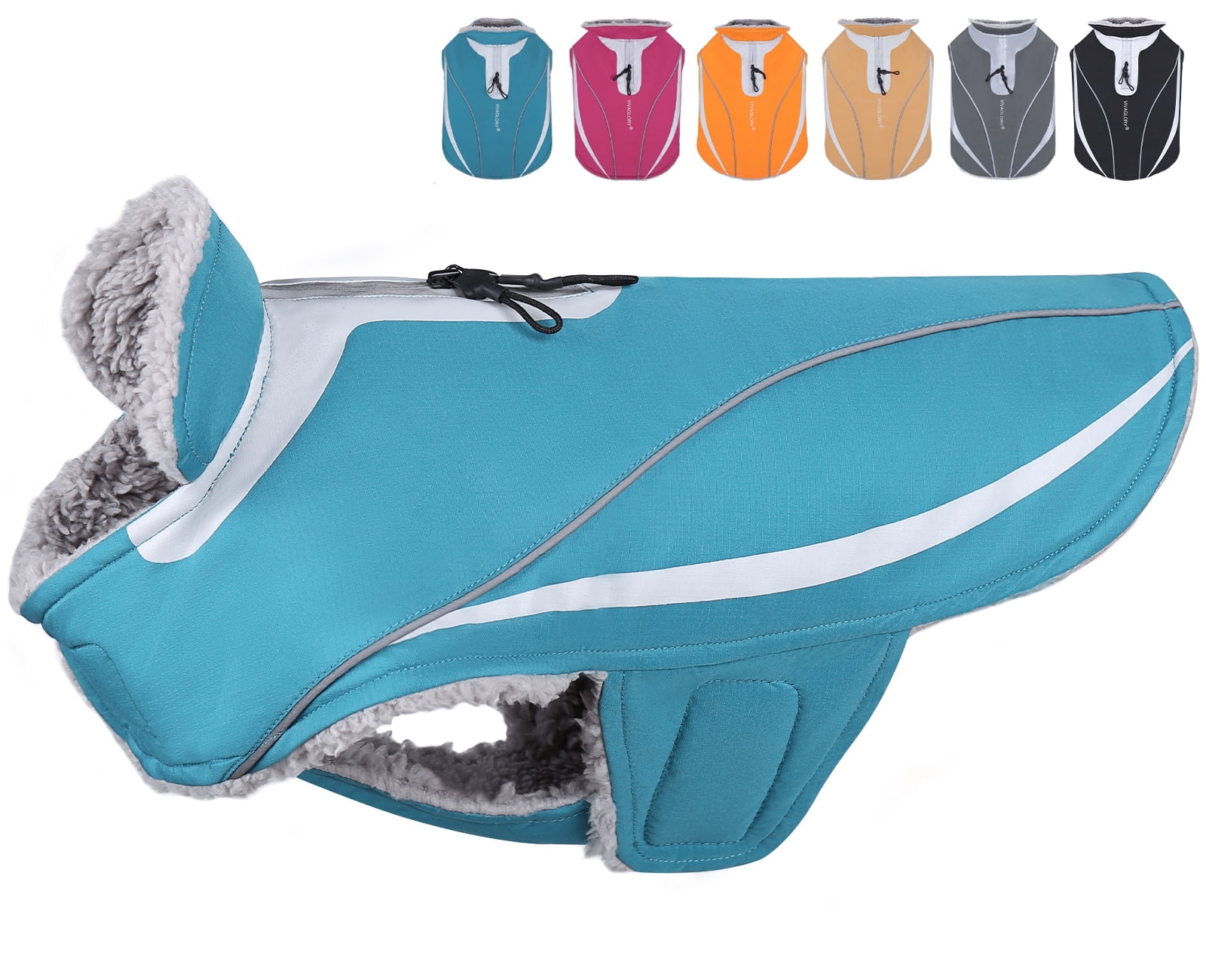 VIVAGLORY Dog Coat, Dog Jacket for Winter & Cold Weather, Fleece Vest ...