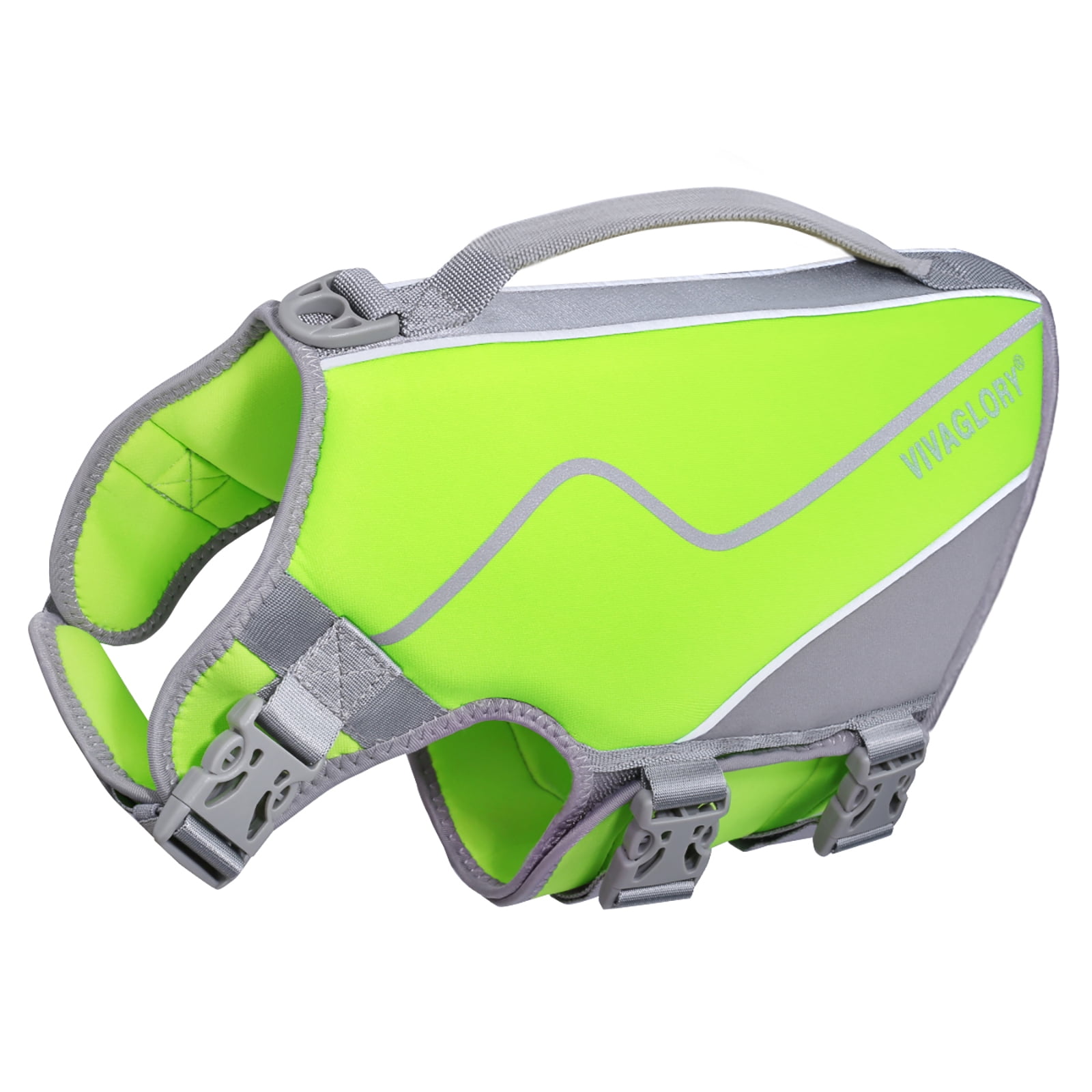 VIVAGLORY Dog Life Jacket Neoprene Vest for Swimming, Sports Style ...