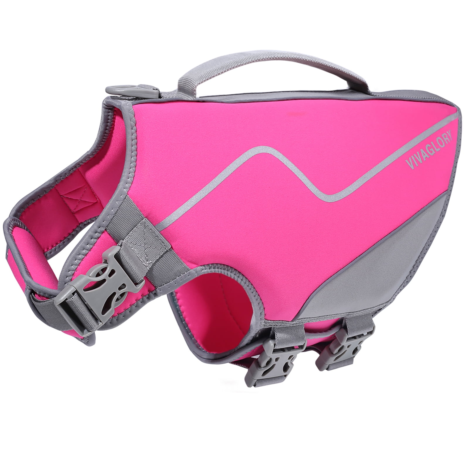 VIVAGLORY Dog Life Jacket Neoprene Vest for Swimming, Sports Style ...