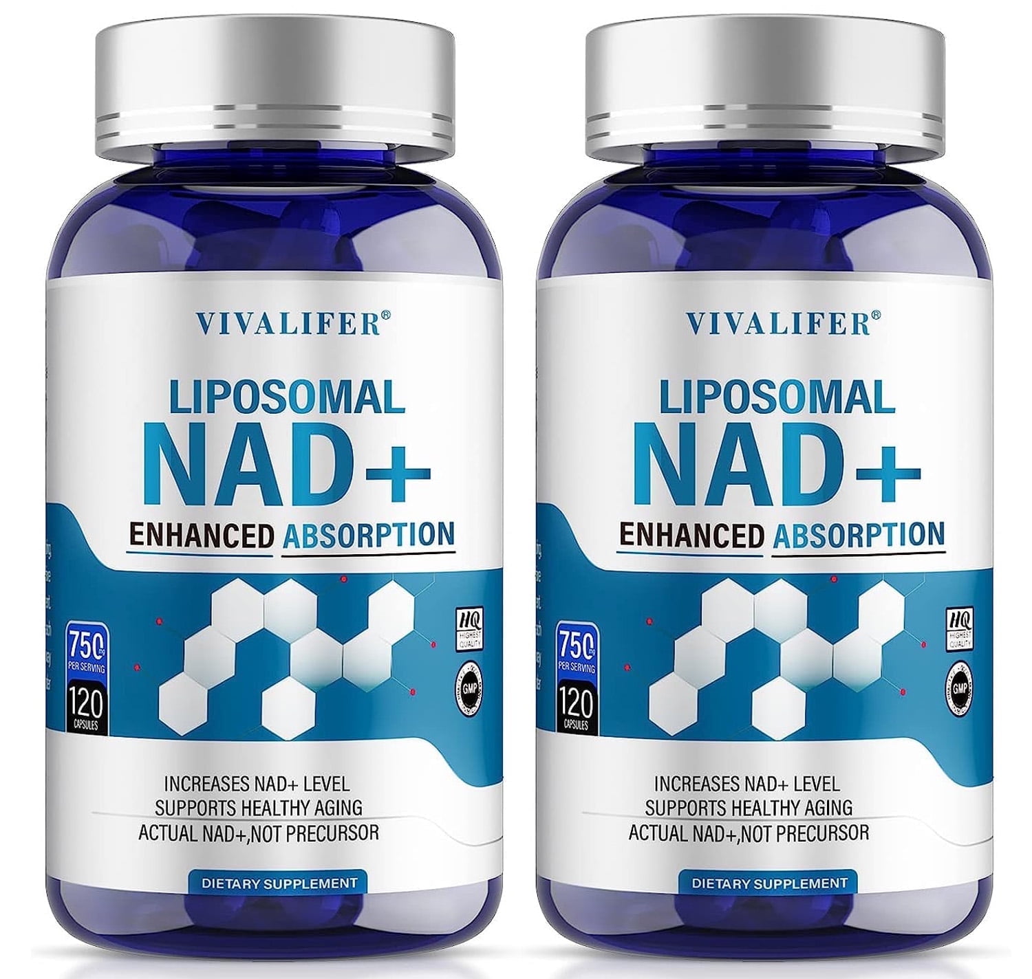 VIVALIFER NAD Resveratrol Supplement, 240 Capsule - Walmart.com