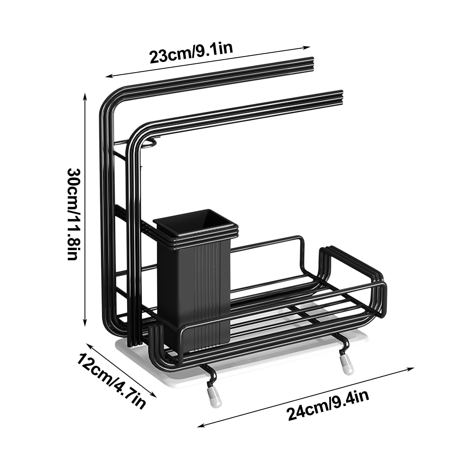 VIVAWM Cloth Rack, Kitchen Supplies, Chopsticks, Basket, Storage Rack ...
