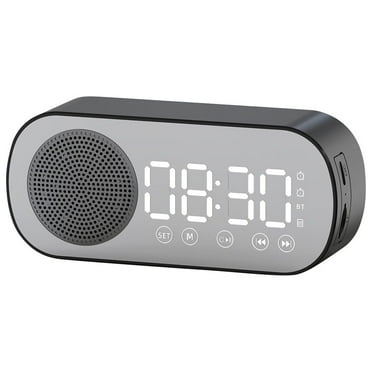 Dvkptbk Digital Clock With Bluetooth Speaker Alarm Clock With Dual ...