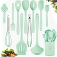 VIVAYO 12 Pieces Silicone Kitchen Utensils Set, Kitchen Cooking Spatula ...