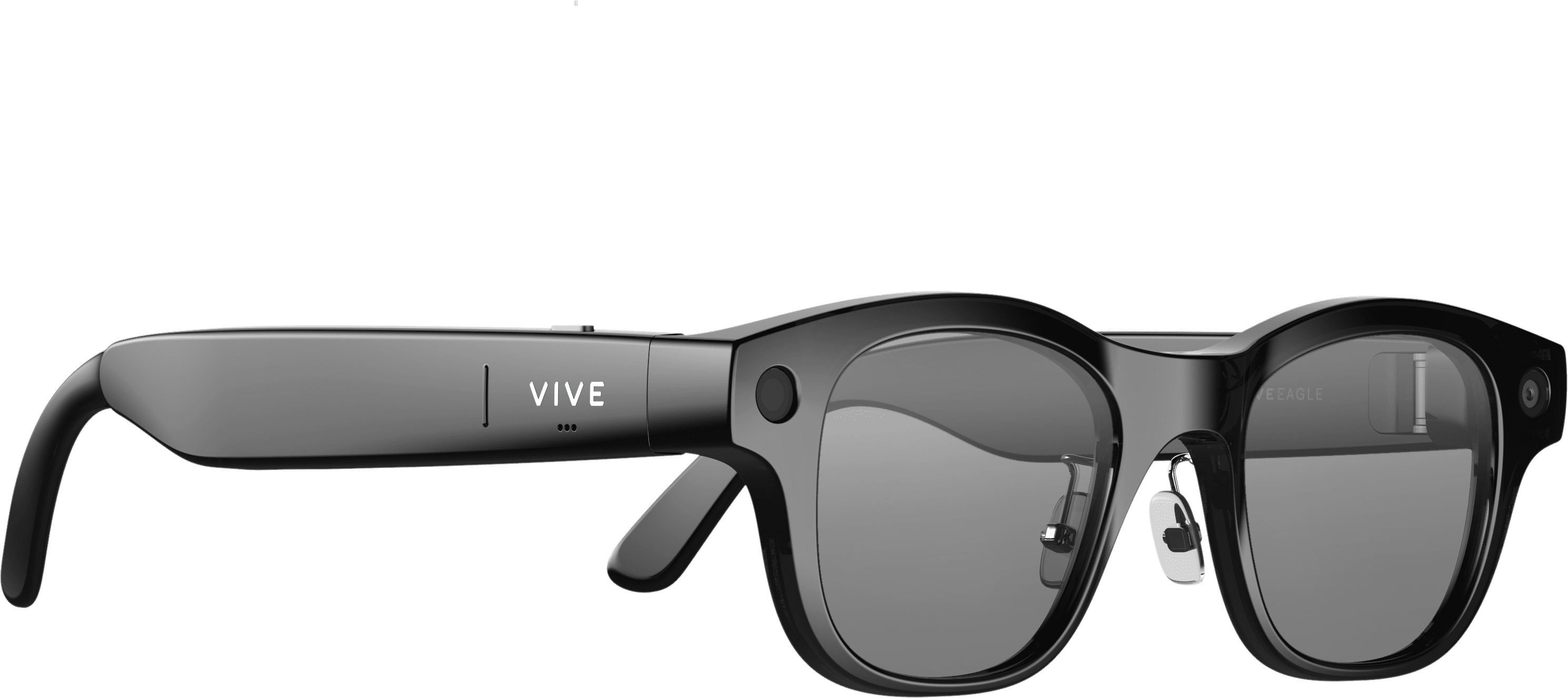 VIVE Eagle AI Glasses – Square, Black, Adaptive Lens - Walmart.com