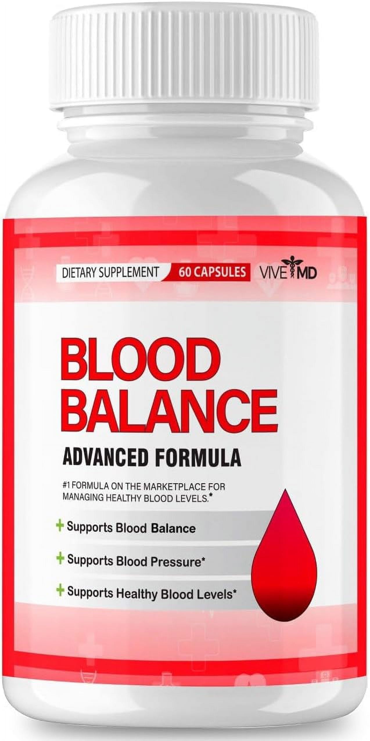 VIVE MD Blood Balance Supplement - Official Formula - Blood Balance ...