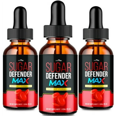 (2 Pack) Sugar Defender - Advanced Support Formula Liquid Drops for ...