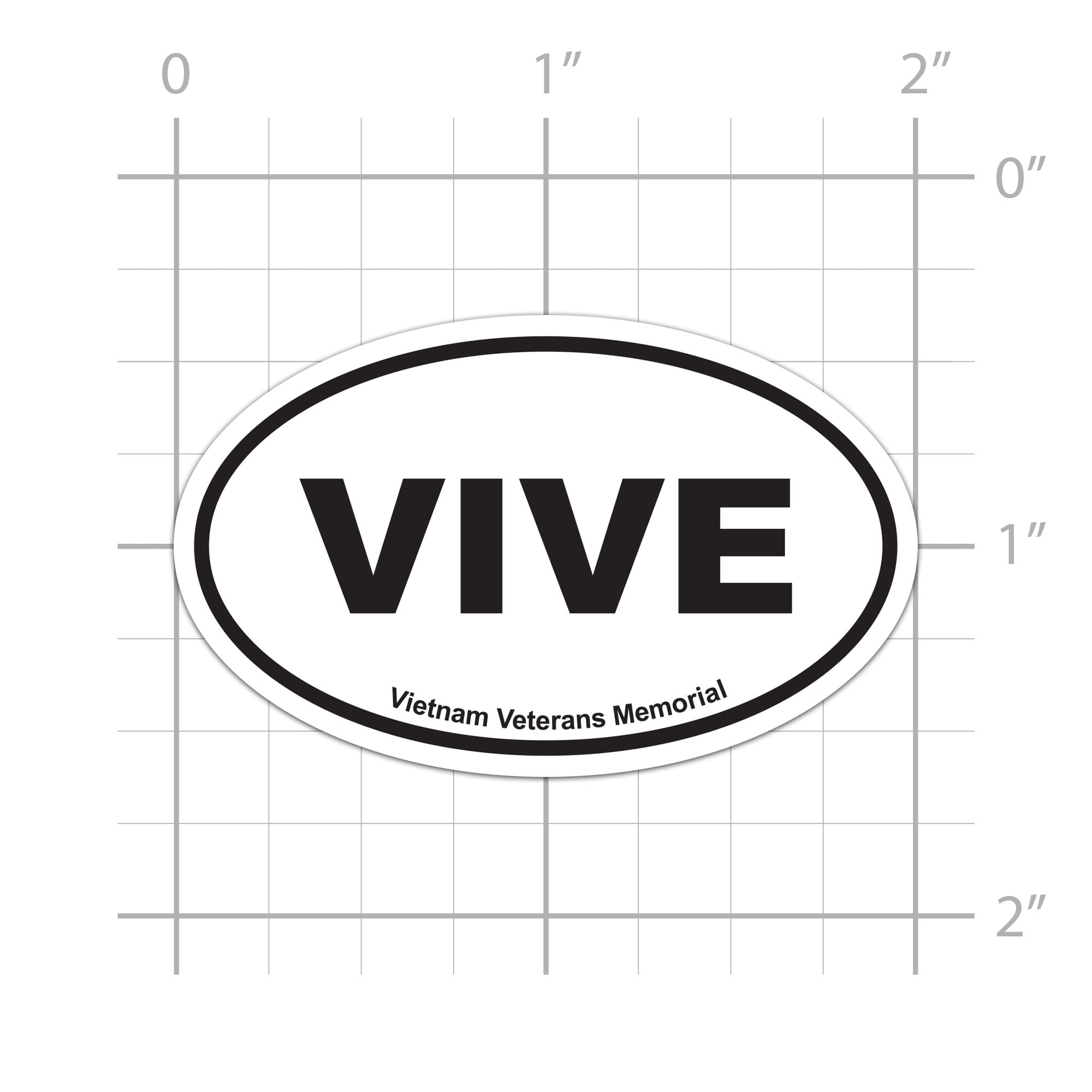 VIVE Vietnam Veterans Memorial Sticker for water bottle phone tumbler ...