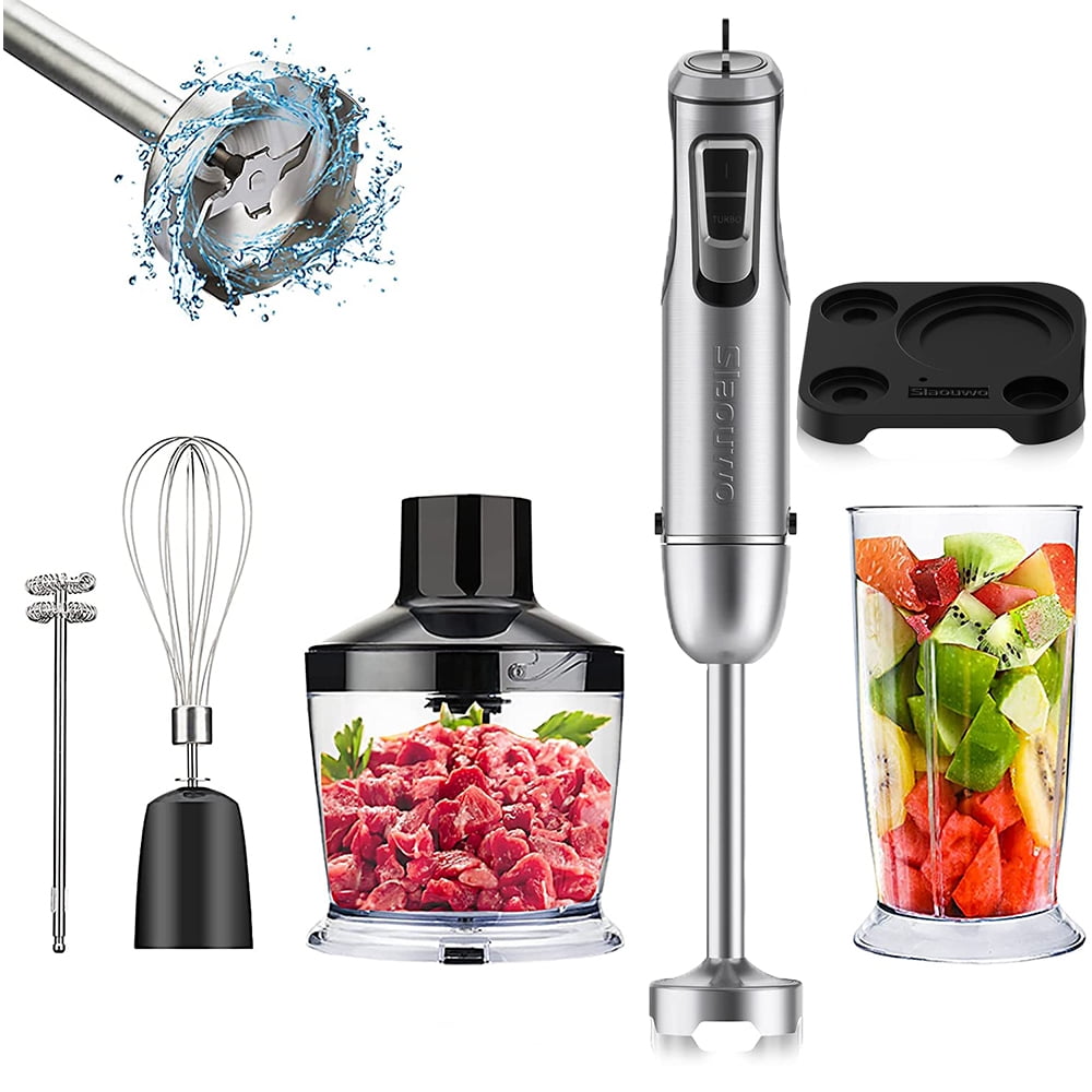VIVEFOX Immersion Blender, HOPVISION 800W 6-In-1 Hand Blenders for ...