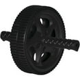 VIVI Life Fitness Dual Ab Wheel - Black - Upper Body Workout - Walmart.com