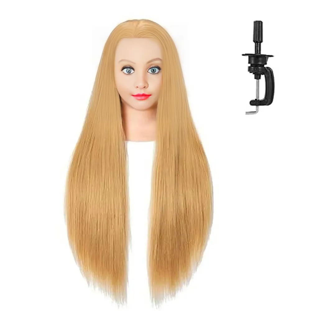 VIVIAN 100 Synthetic Dummy Hair Color Golden Hair Dummy for Advance ...