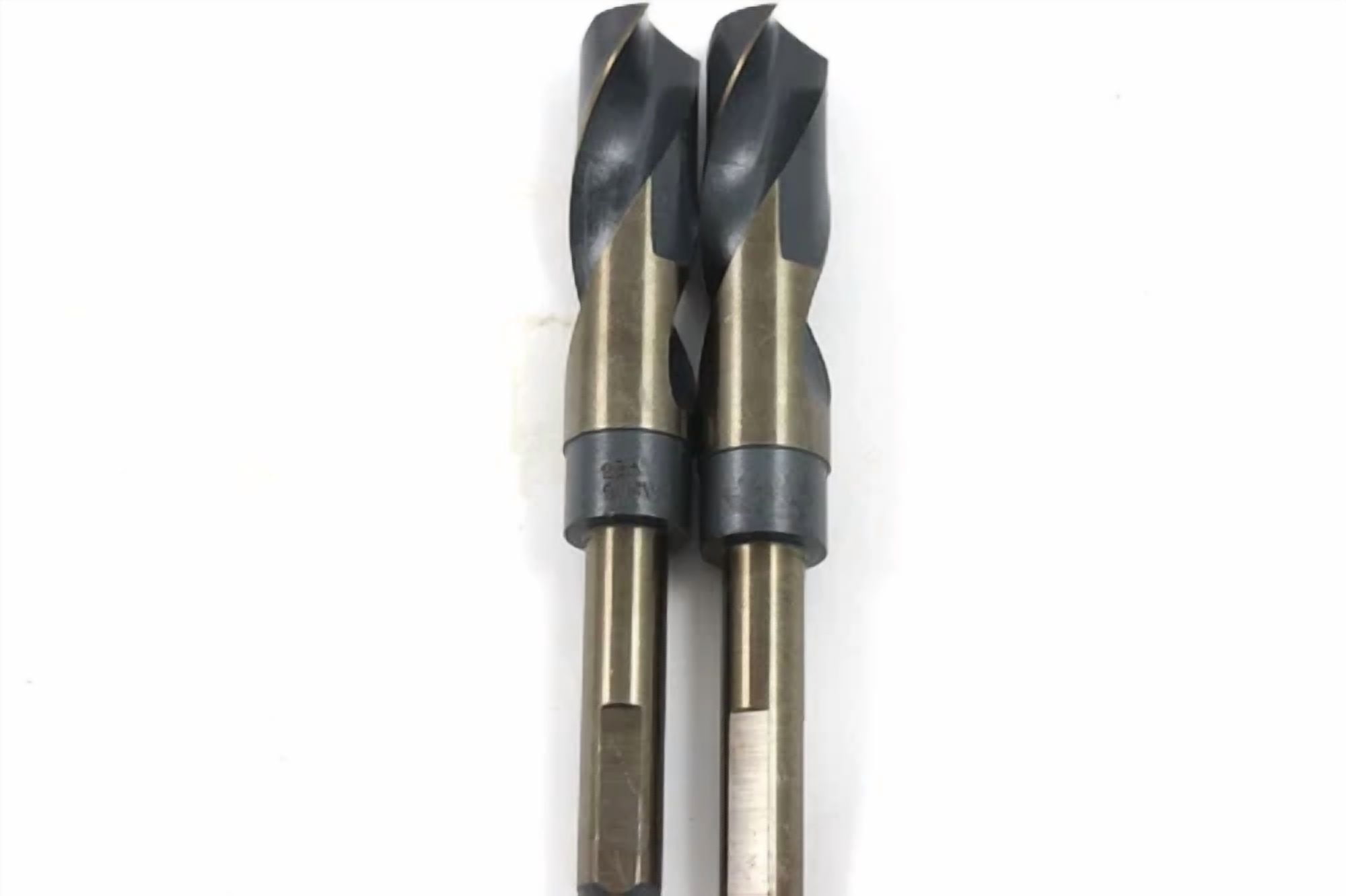 VIVIAN- 2 Pack 1" Industrial Silver & Deming Drill Bit Black/Gold 1/2 ...