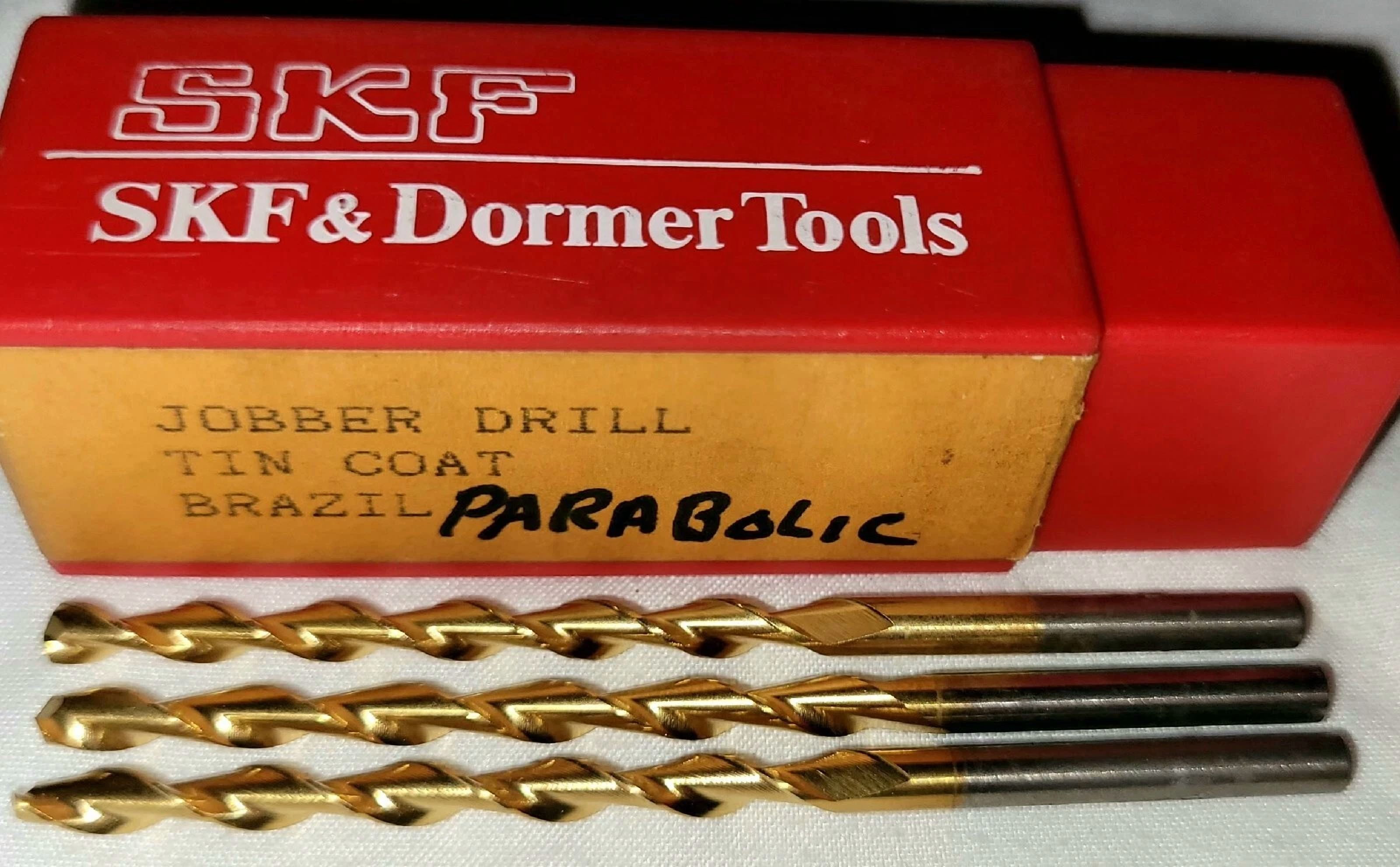 VIVIAN- #24 Parabolic Jobber Drill Bits Hss Titanium Nitride Coated Skf ...