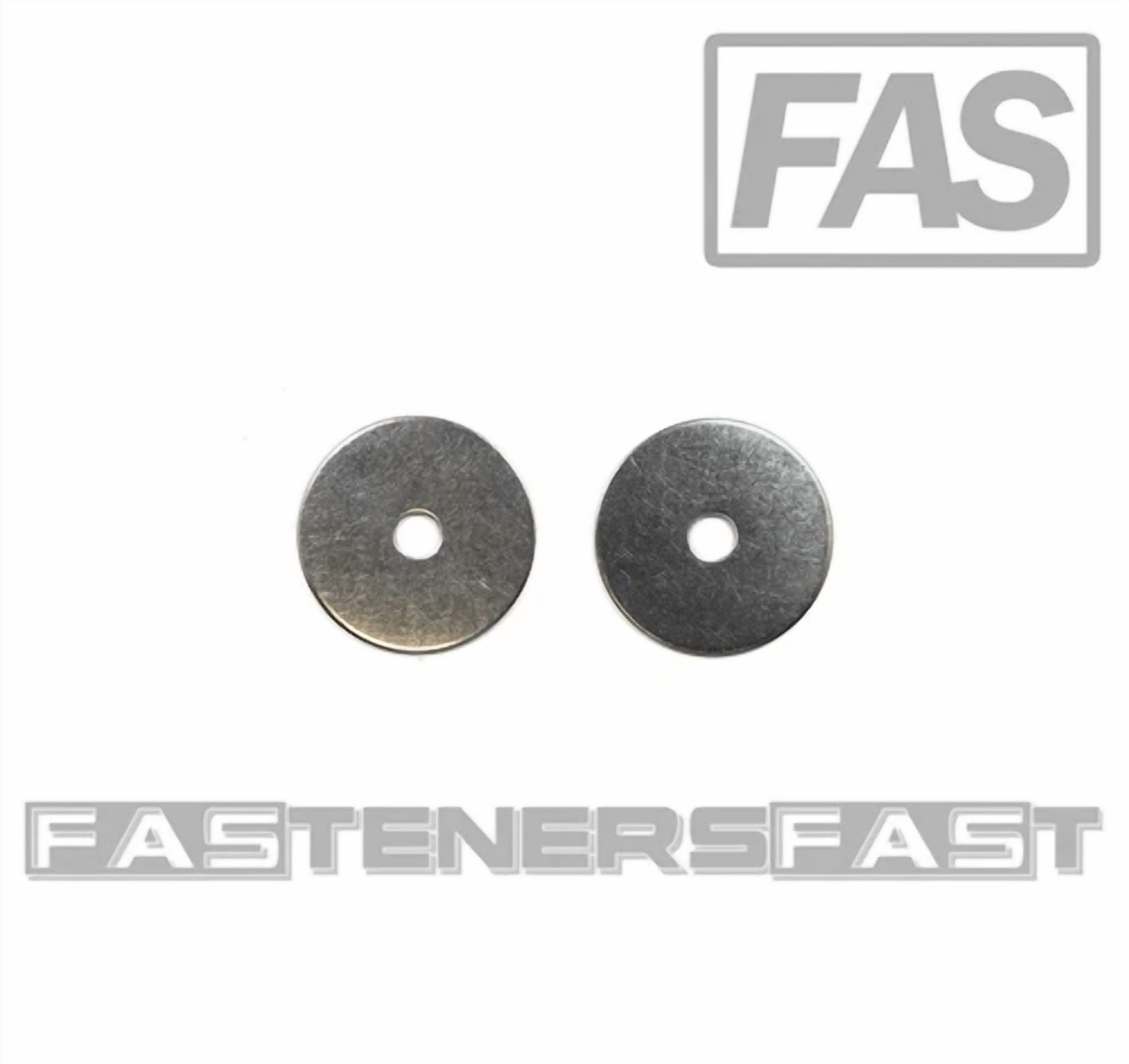 VIVIAN- (25) 1/4 Id X 1-1/2 Od Stainless Steel Fender Washer Large Od ...